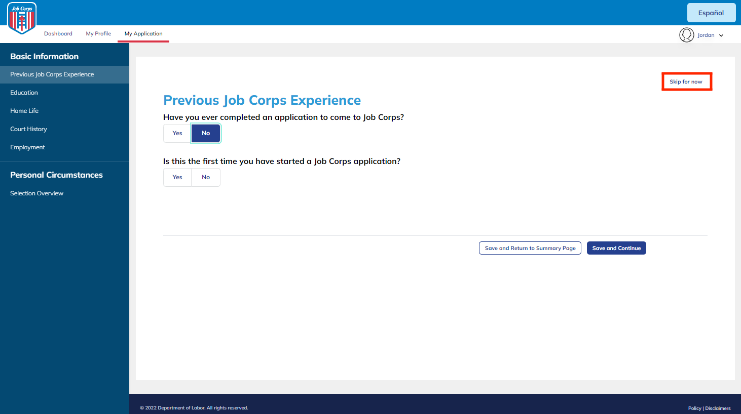 Do I need to finish the application all at once? – MyJobCorps Applicant ...