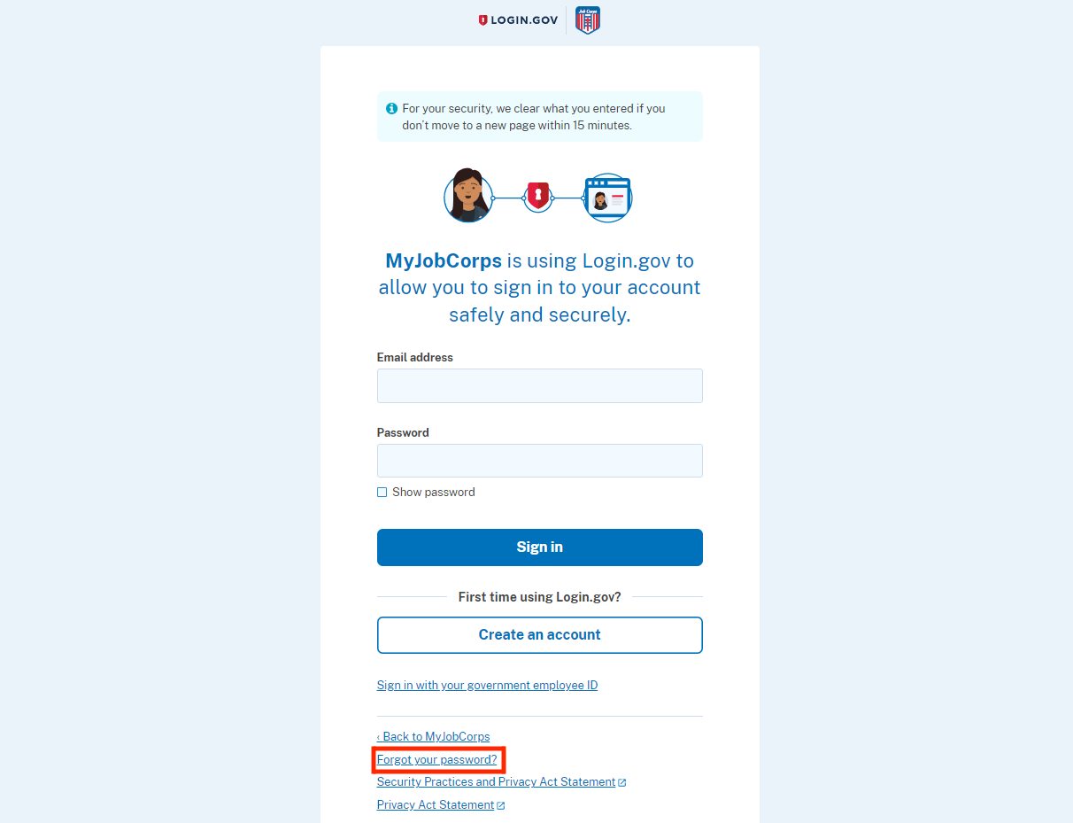 How do I reset my password? – MyJobCorps Applicant Help Center